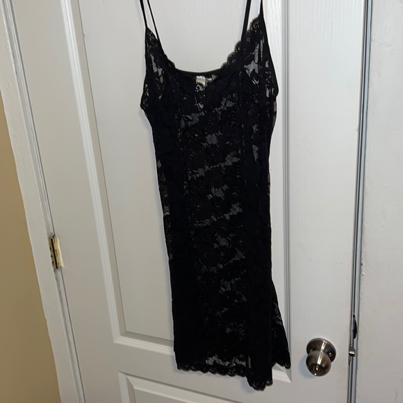 Body Form | Intimates & Sleepwear | Body Form Black Lace And Mesh ...